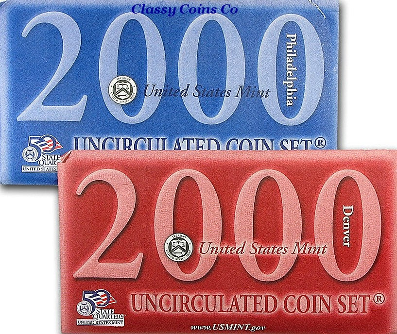 US Mint Sets (1948-Pres.) - Philadelphia & Denver Mints – classycoins.com